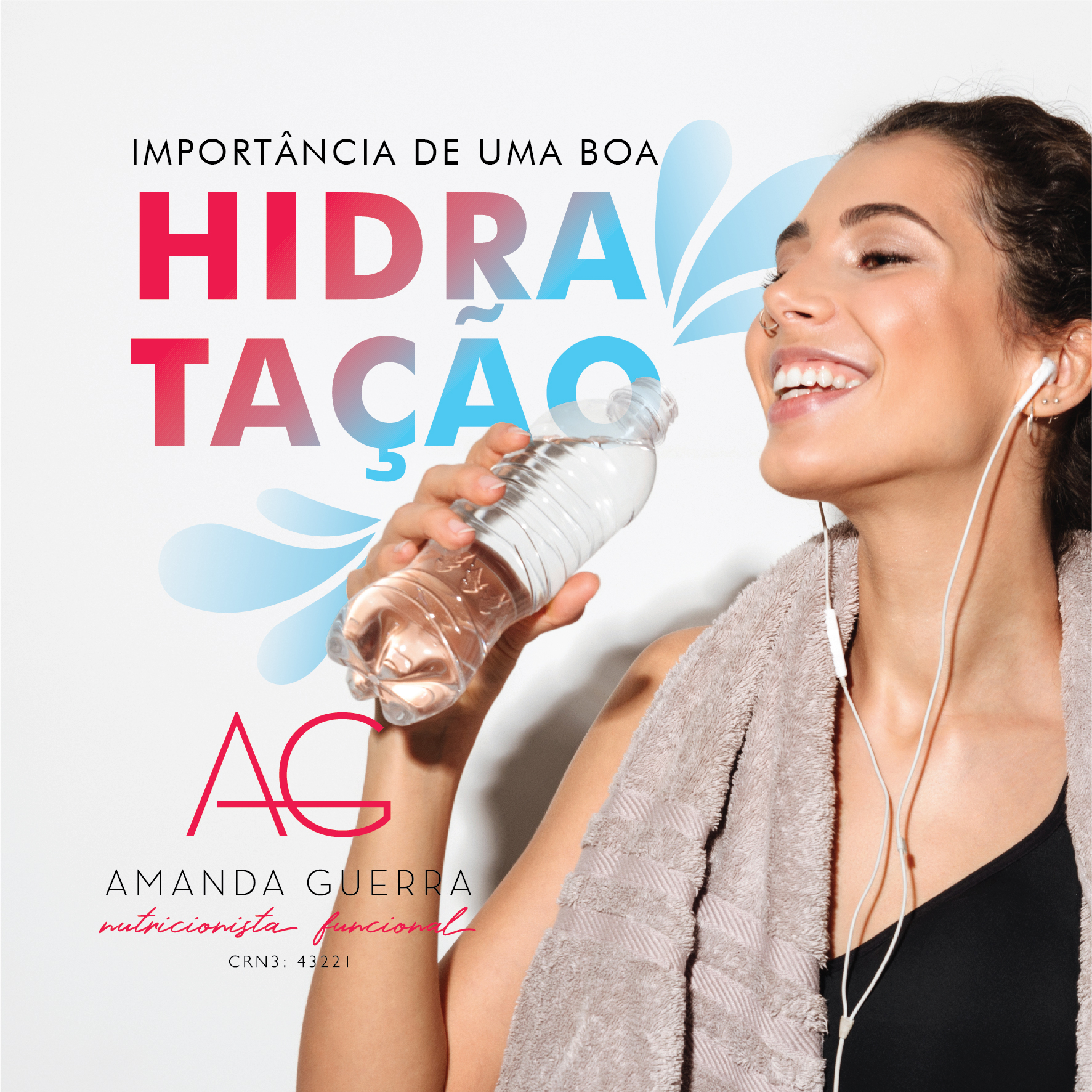 A Importância de uma BOA Hidratação... - Amanda Guerra
